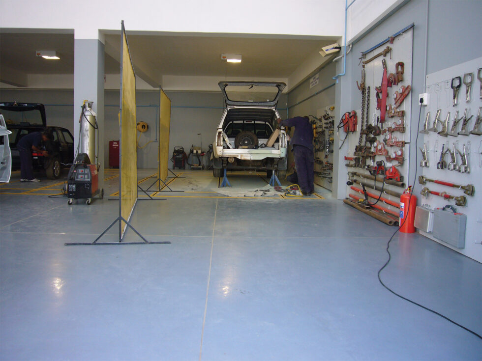 abe superior floor coating has covered vast areas in S.A. • abe